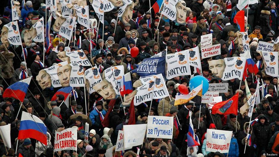 Mass pro-Putin rally – DW – 02/23/2012