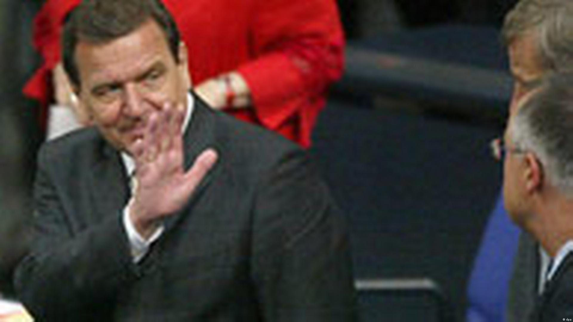 Schröder Out, Whither Germany?