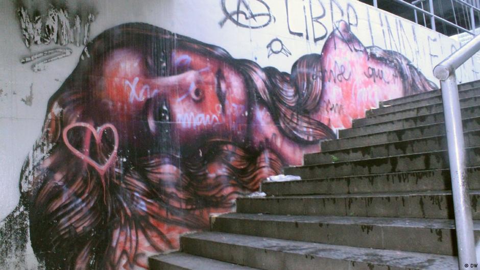 Graffiti to fight domestic violence – DW – 02/09/2013