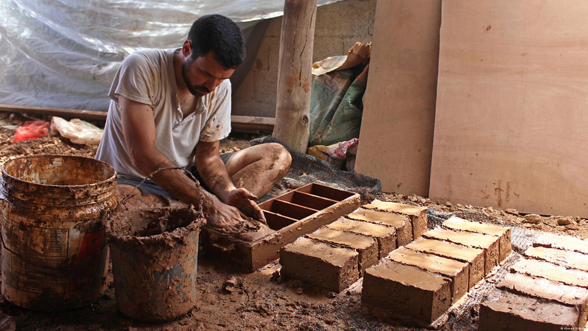 Mud Bricks making