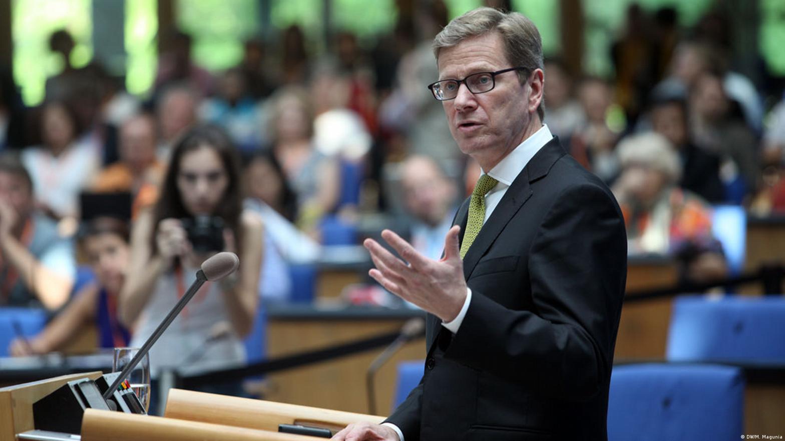 Guido Westerwelle: "Young people want to take their destiny into their ...