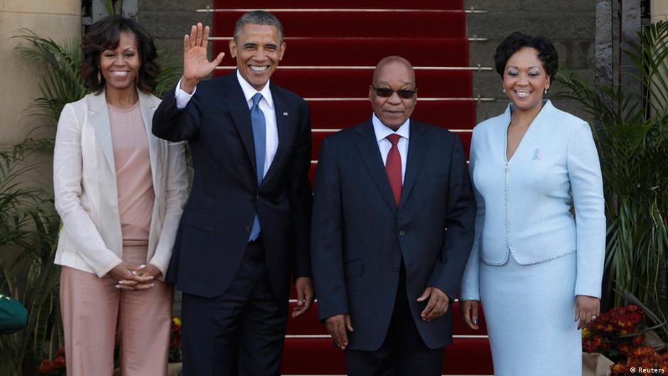 Obama begins South Africa visit – DW – 06/29/2013