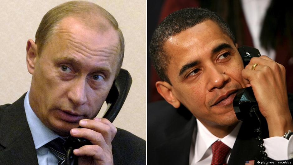 Obama urges Putin hold rare phone call
