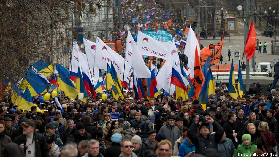 Moscow peace rally – DW – 03/15/2014