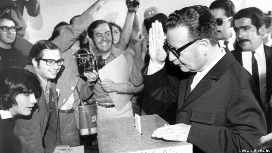 1970: Allende é eleito presidente do Chile