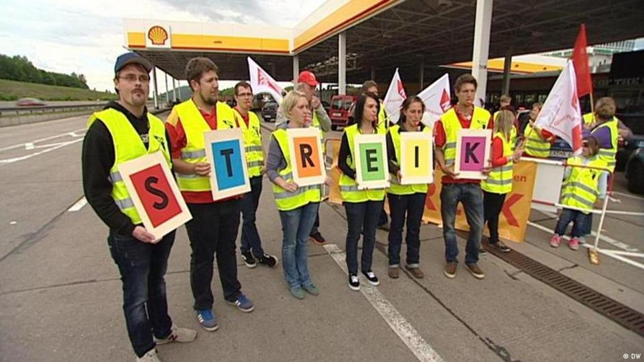 The Battle against Low Wages - Strikes at German Rest Stops – DW – 05 ...