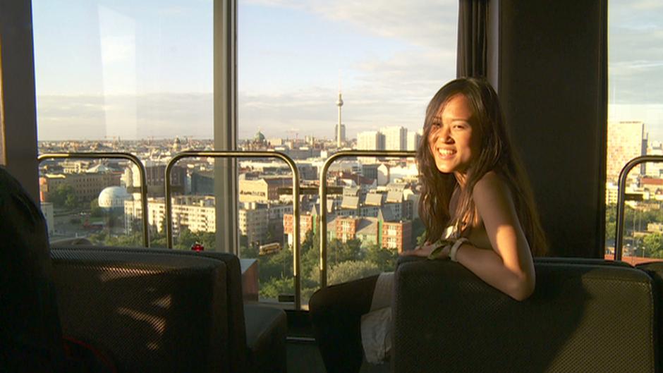 Berlin with a visitor from the U.S.