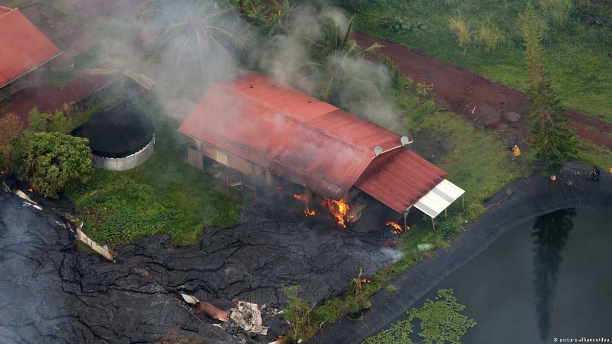 Volcano lava flow incinerates home in Hawaii – DW – 11/11/2014