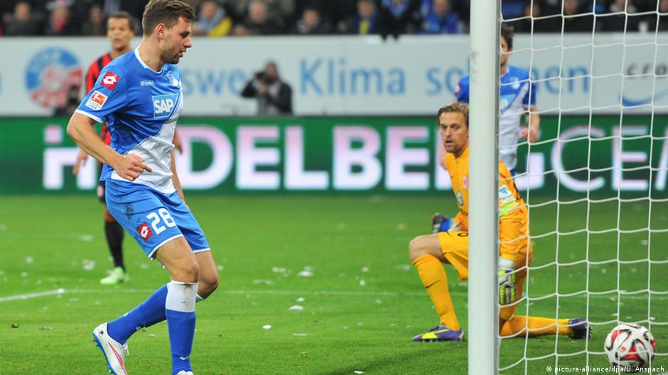 هوفنهايم يسحق فرانكفورت بثلاثة أهداف مقبل هدفين – DW – 2014/12/12
