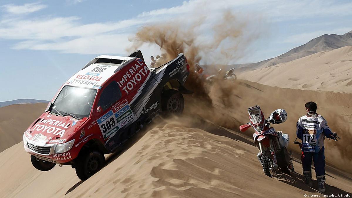 Close finish to Dakar Rally stage 6 – DW – 01/09/2015