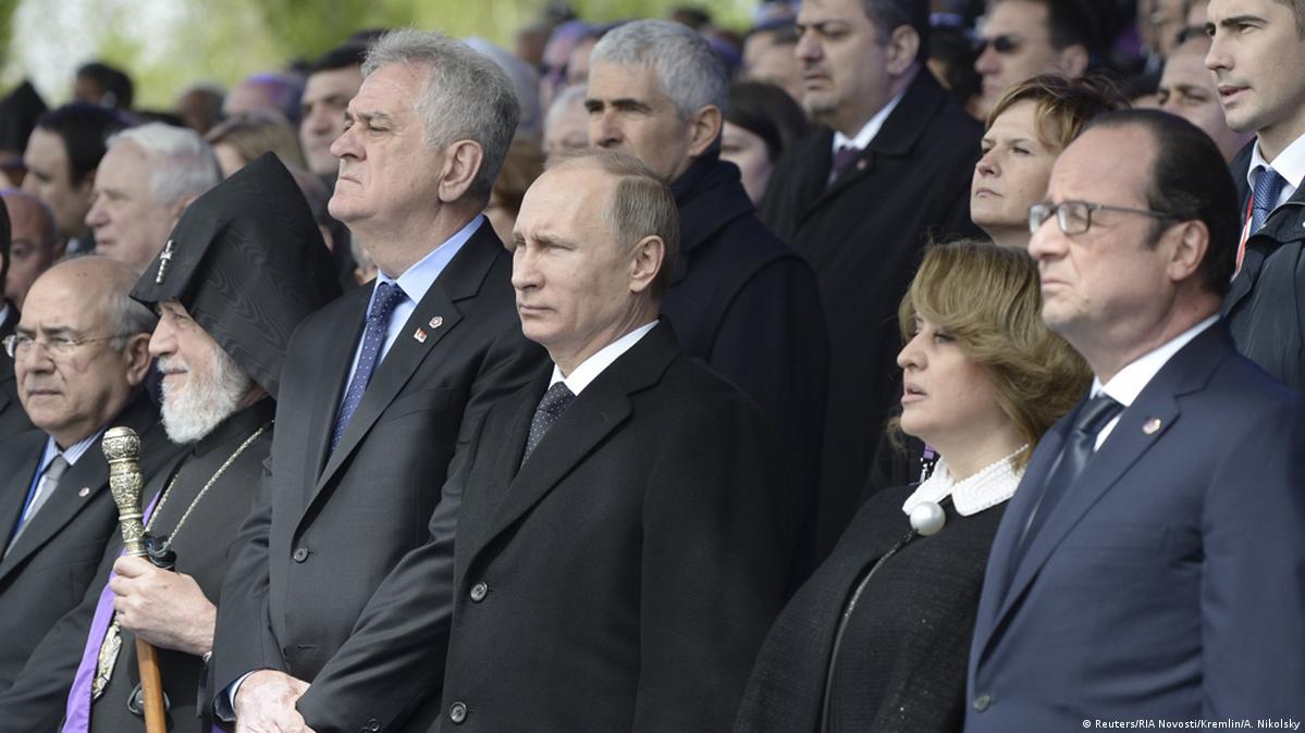 Armenia marks centenary of genocide by Ottoman Empire – DW – 04/24/2015