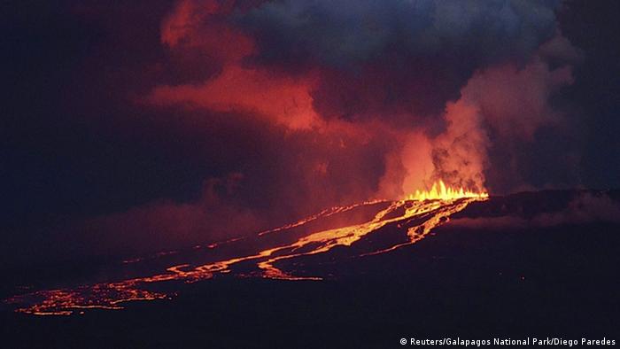 Galapagos Island ′Wolf′ volcano erupts for the first time in 33 years ...