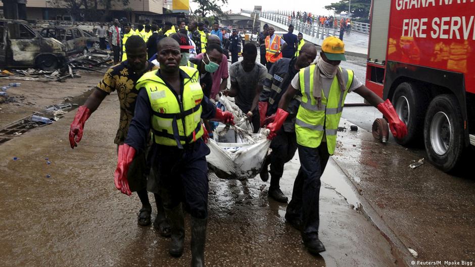 Accra hit by tragic fire amid flooding