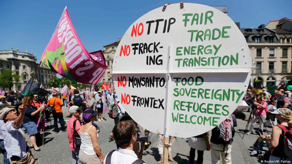 G7 protests start