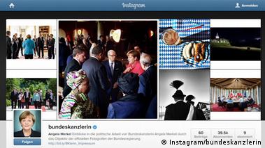 Merkel debuts on Instagram