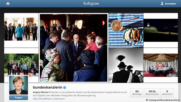 Merkel debuts on Instagram – DW – 06/08/2015