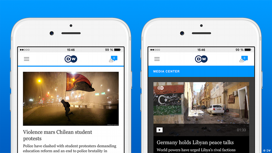 DW app for breaking world news