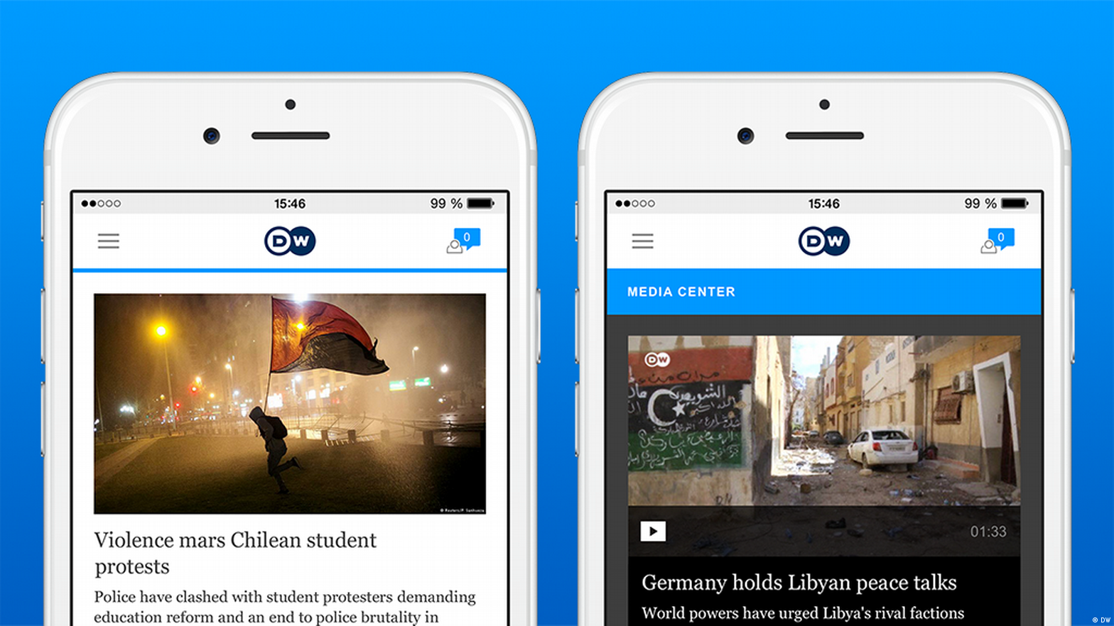 DW app for breaking world news