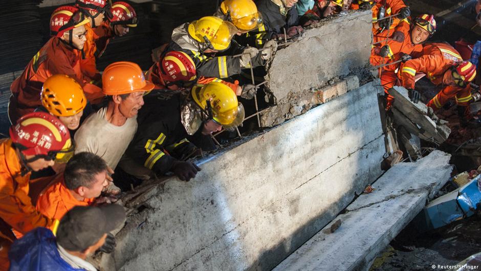 China shoe factory collapses – DW – 07/05/2015