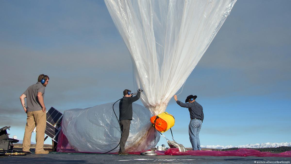 Google internet balloons set to fly – DW – 10/29/2015