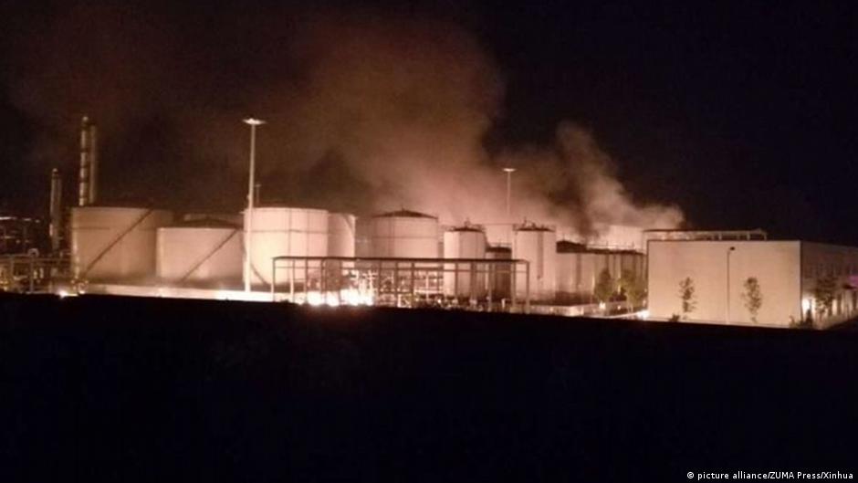 Chemical plant explosion in east China – DW – 08/22/2015