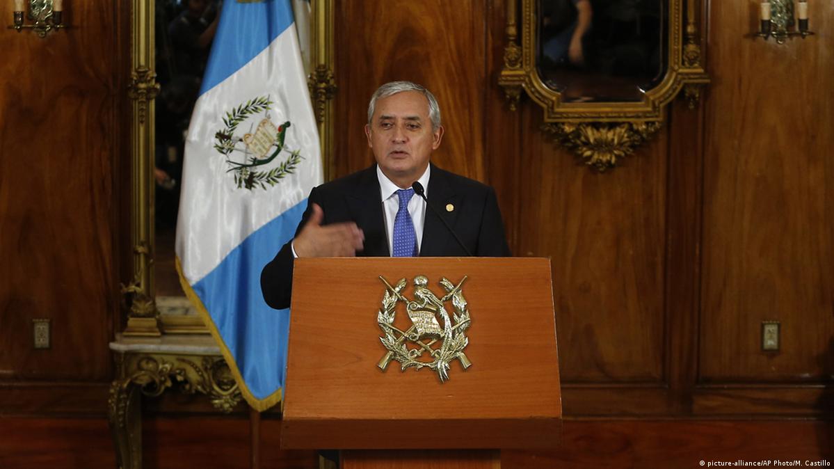 Detention order for Guatemala's president
