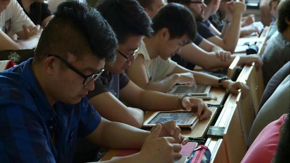 Chinese study engineering in Dresden