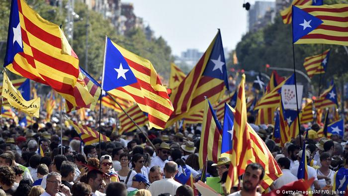 Hundreds of thousands gather in Barcelona to demand independence from ...