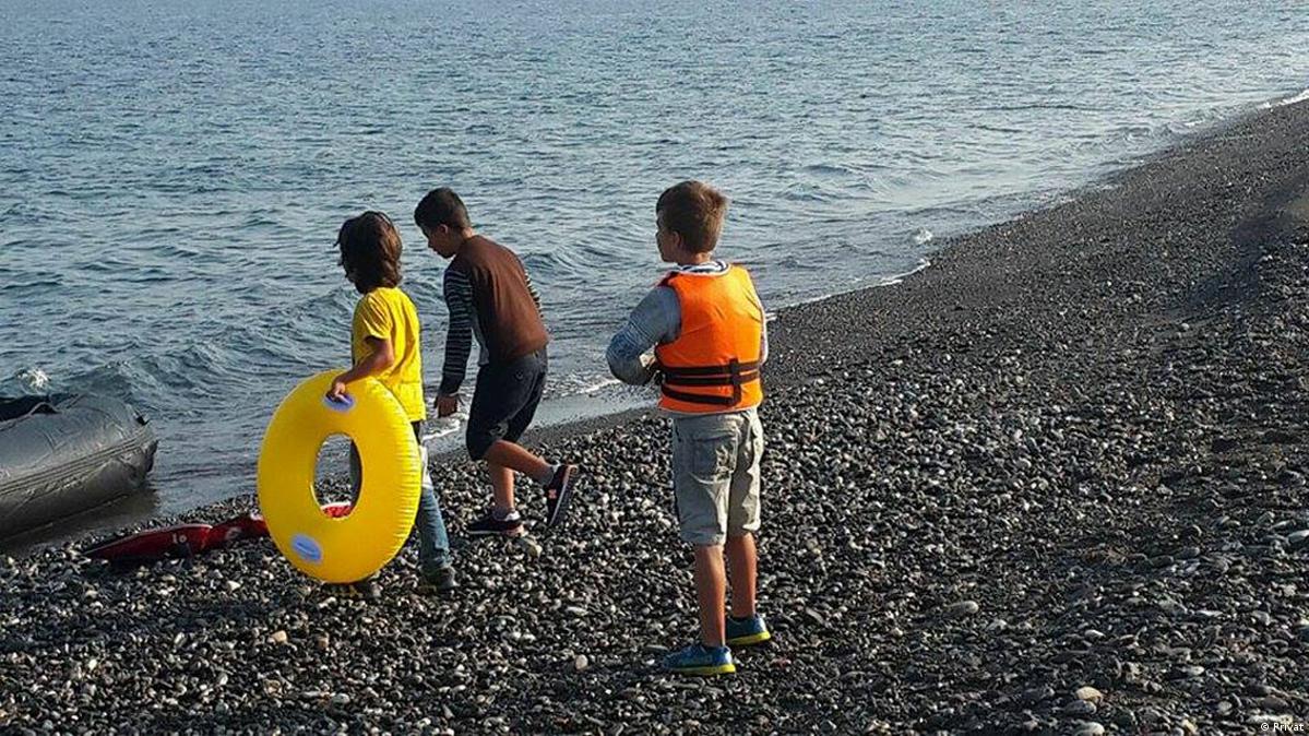 Visiting with a family of asylum seekers