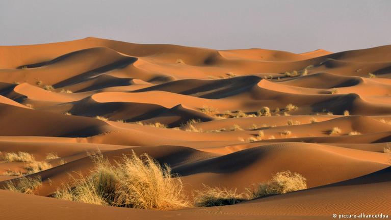 Where does the sand in the Sahara come from?
