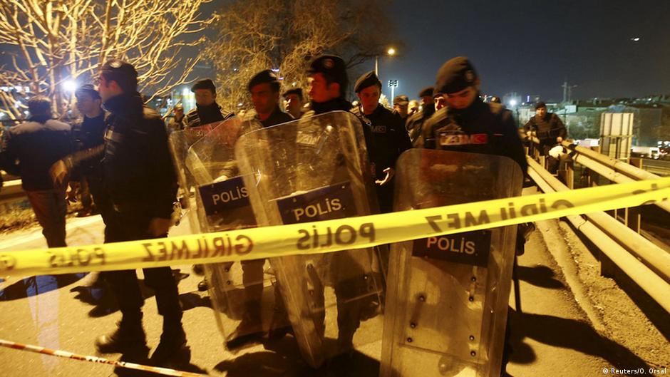 Bomb blasts injuries in Istanbul