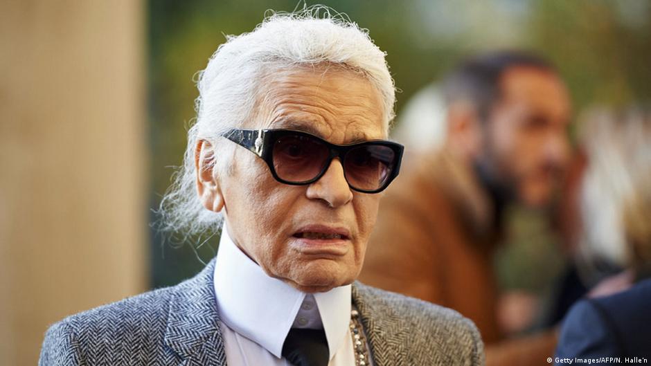 Fashion designer and photographer: Karl Lagerfeld