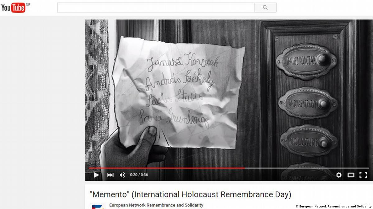Remembering the Holocaust digitally – DW – 01/26/2016