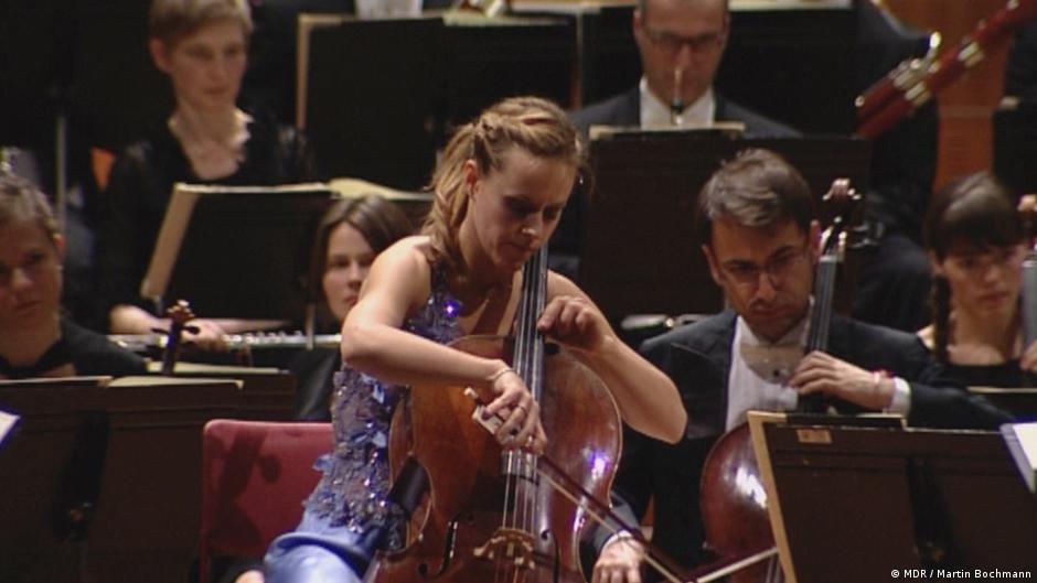 Cellist Sol Gabetta in Dresden