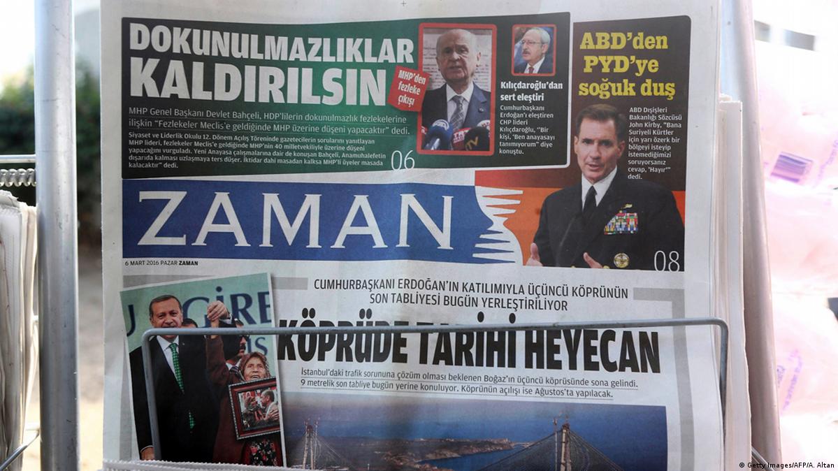 Seized Turkish paper toes government line – DW – 03/06/2016