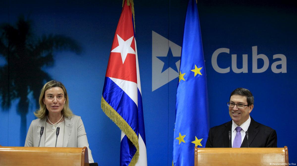 EU and Cuba sign a deal to normalize ties