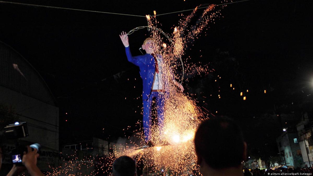 Trump effigies burnt in Mexico – DW – 03/27/2016