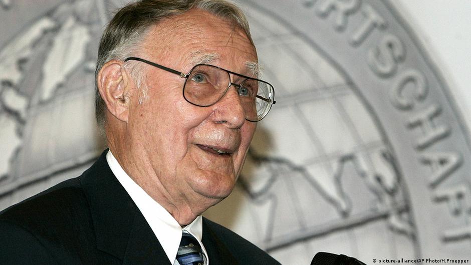 Ikea founder Ingvar Kamprad dies, aged 91