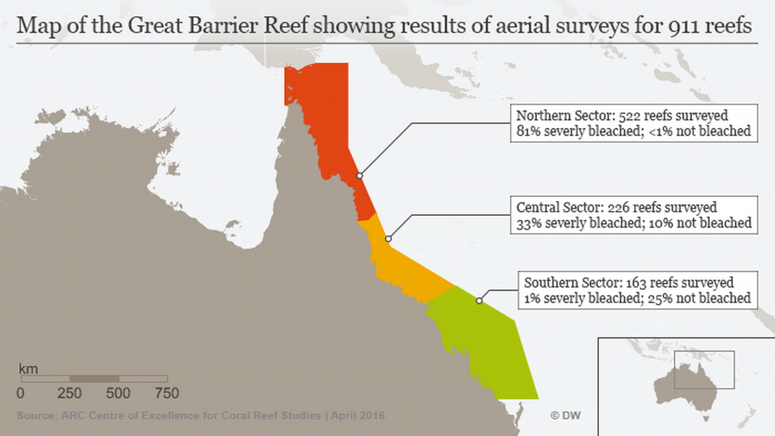 Coral Reefs In Danger Map