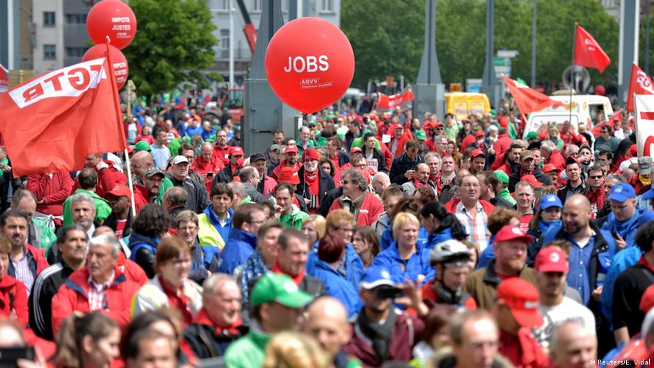 Anti-austerity demo held in Brussels – DW – 05/24/2016