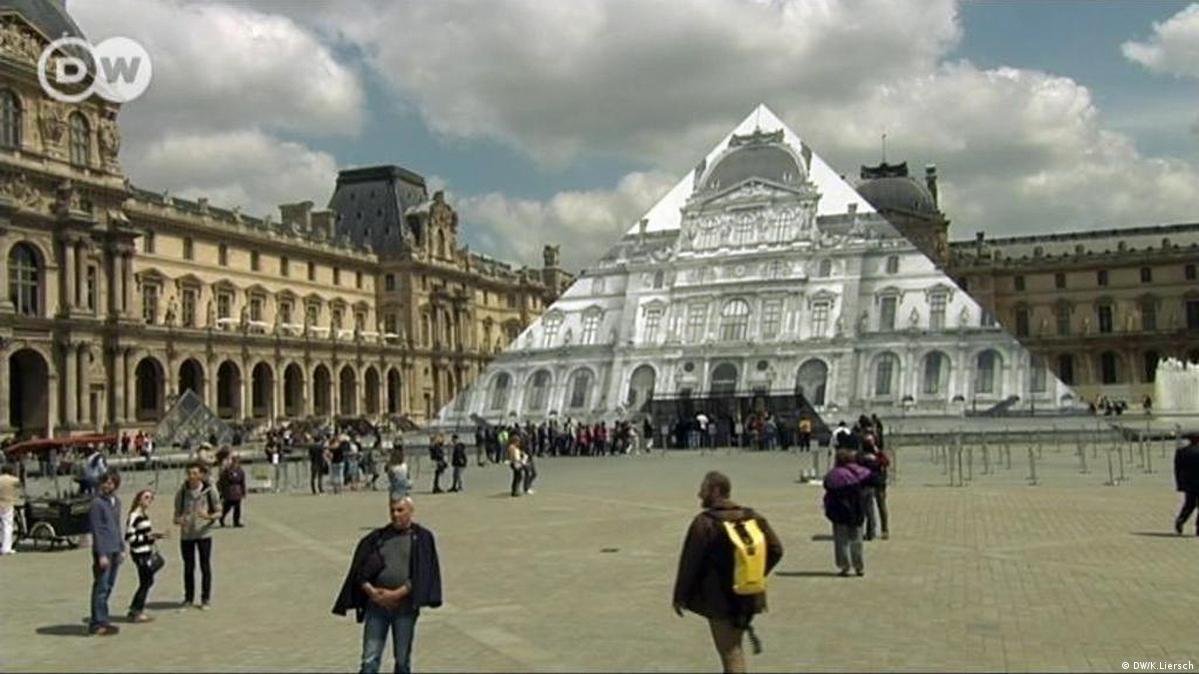 How artist JR makes the Louvre Pyramid disappear