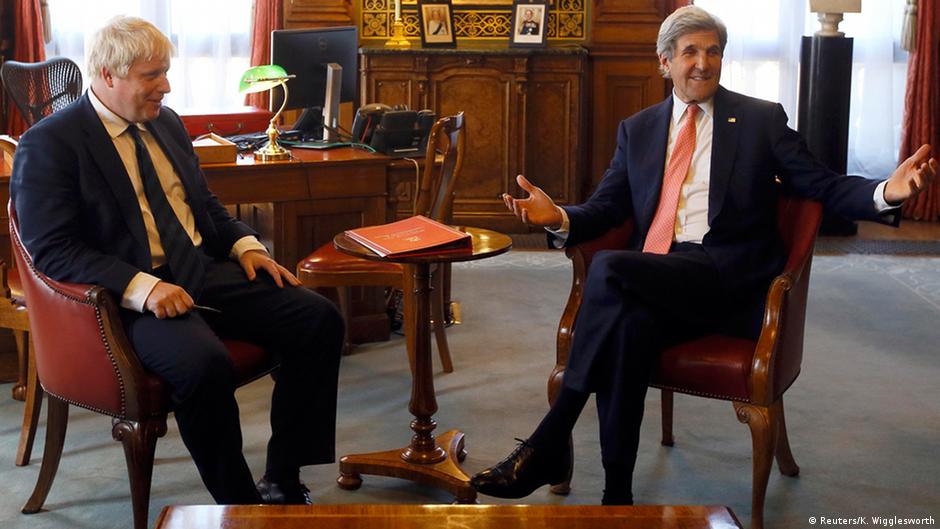 Kerry and Johnson show united front in London after first meeting ...