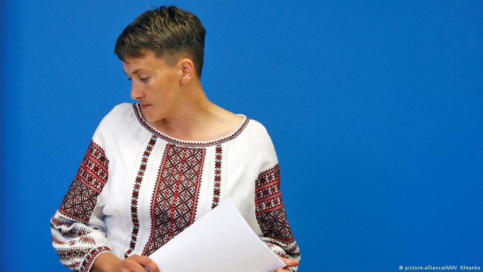 Ukraine's Savchenko on hunger strike for POWs – DW – 08/02/2016