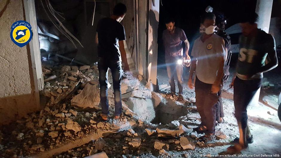 Rescuers say toxic gas dropped on Syrian town