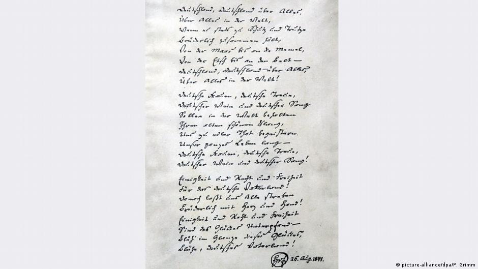 La 'Canción de Alemania' cumple 70 años como himno nacional – DW – 01 ...