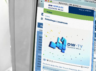DW-TV Live Stream Utilizes Peer-To-Peer Technology
