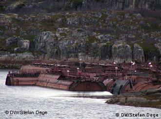 Russian Nuclear Submarines Graveyard