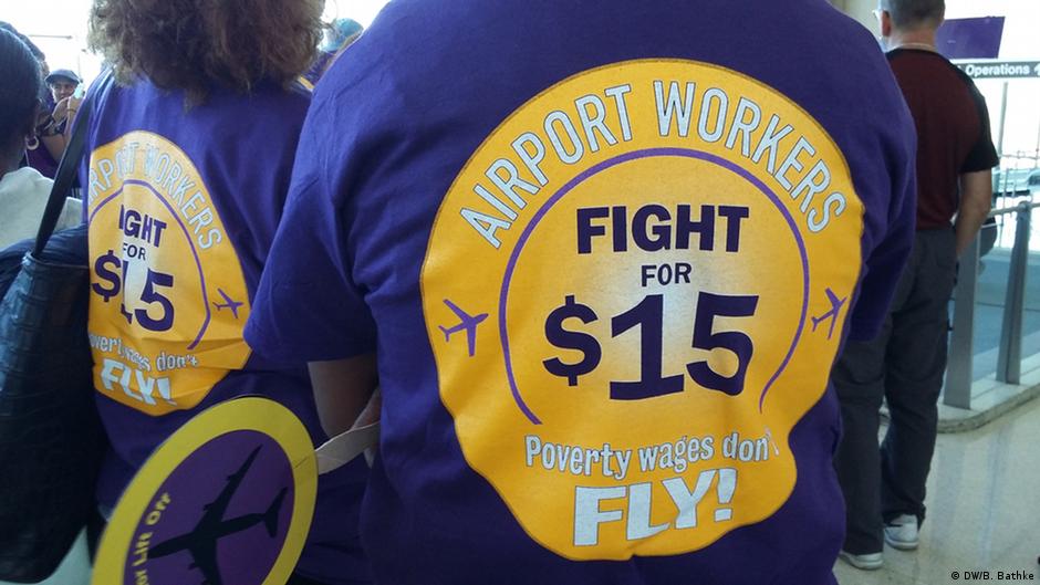 Us Workers Fight For Decent Minimum Wage Dw 11 30 2016