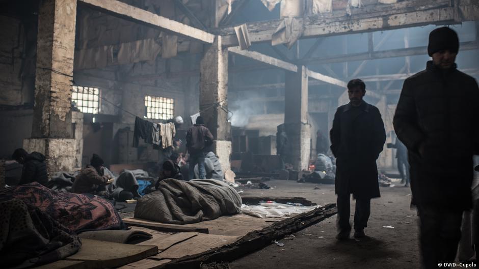 Abandoned refugees in Belgrade