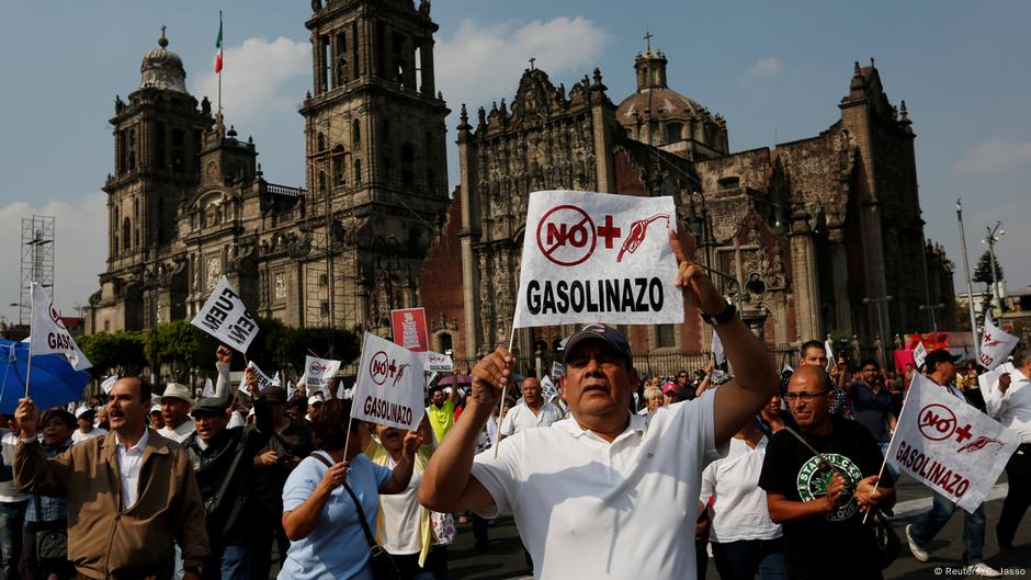 México Protestas Contra Alza De Precios De Gasolina Dw 02 01 2017